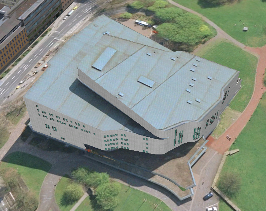 Essen Opera and Music Theatre / Aerial - 3D