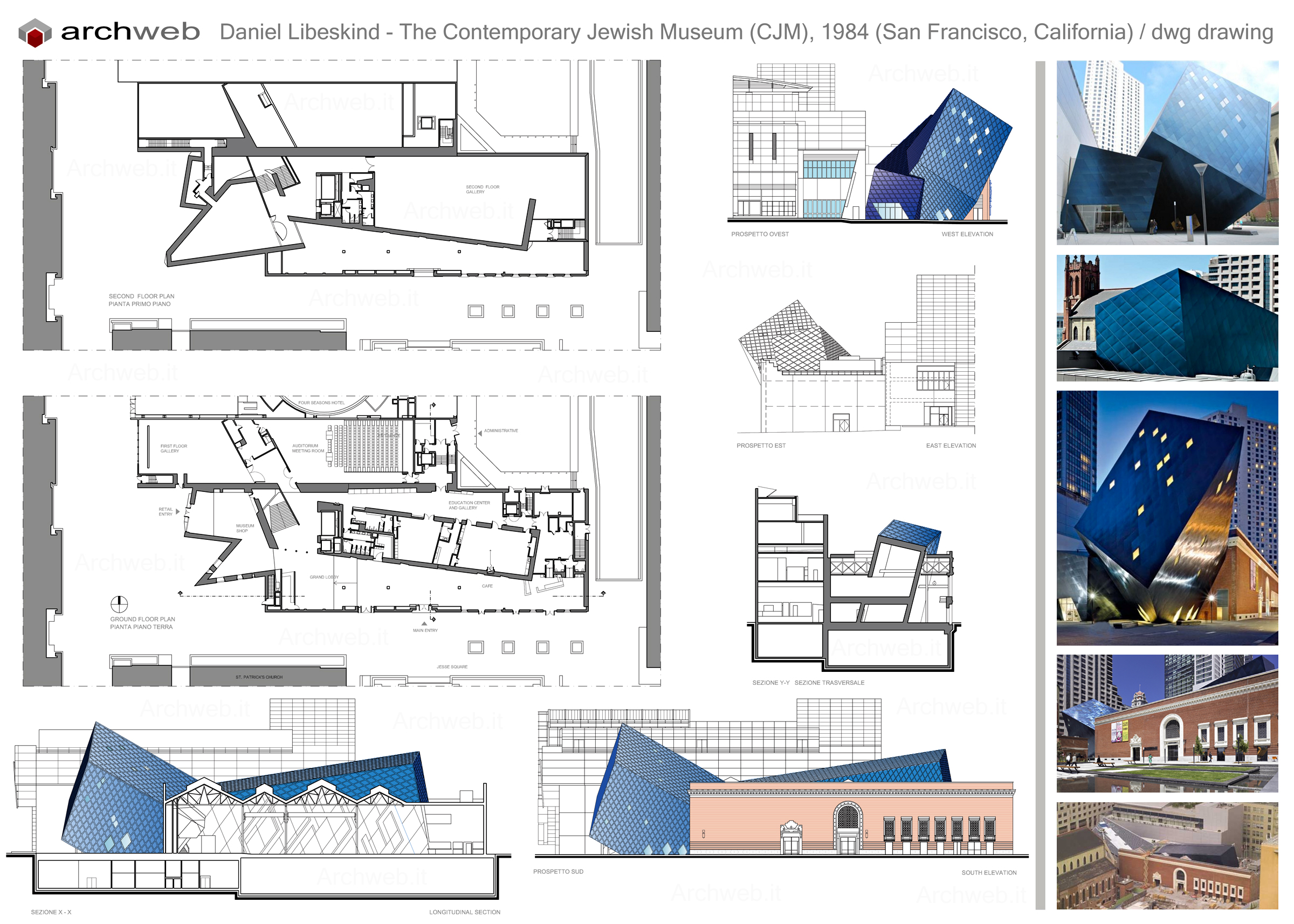 Contemporary Jewish Museum libeskind drawings