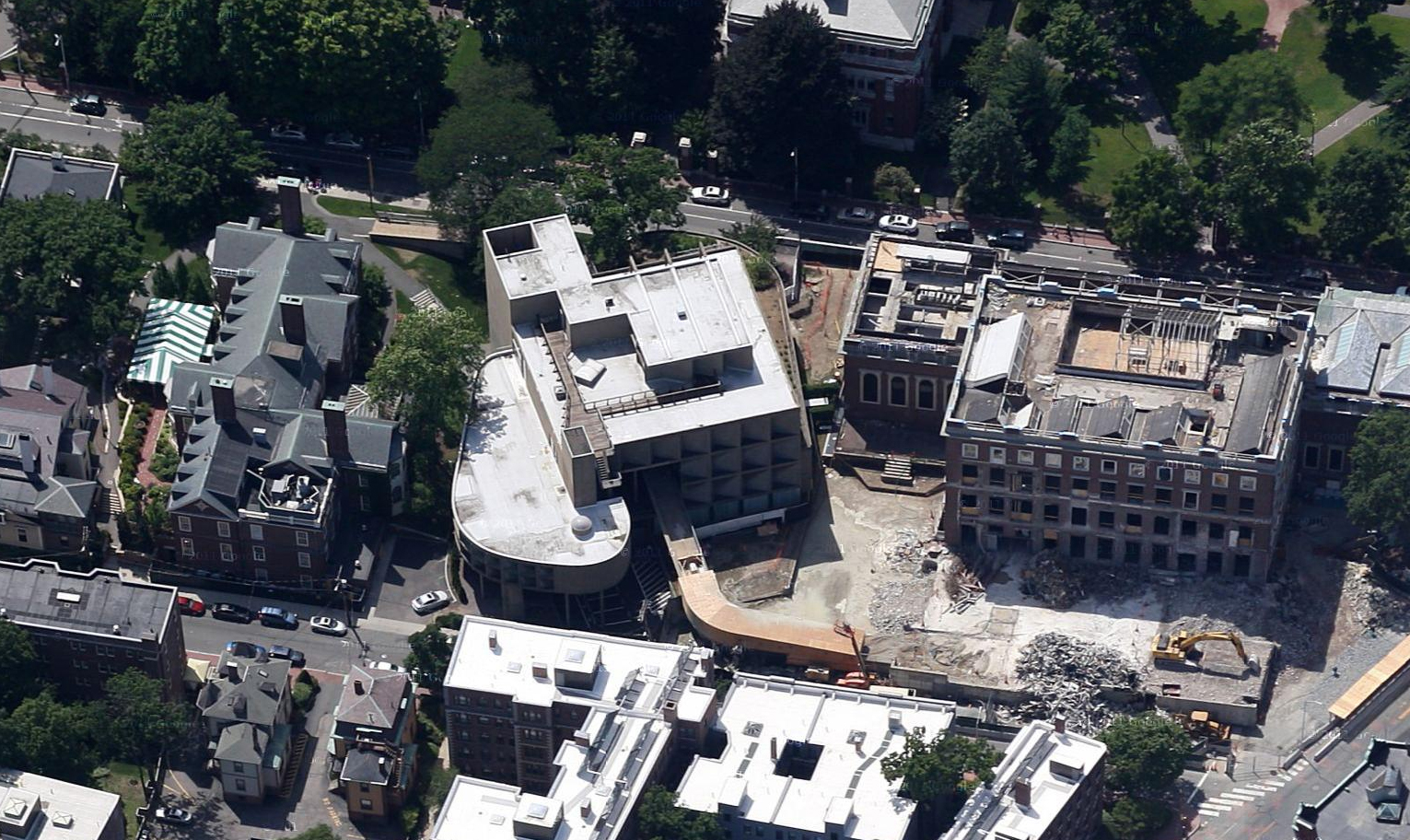 Carpenter Center for Visual Arts Aerial Photos