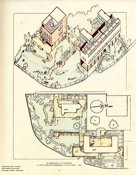 Maison double Weissenhof 1927 photos