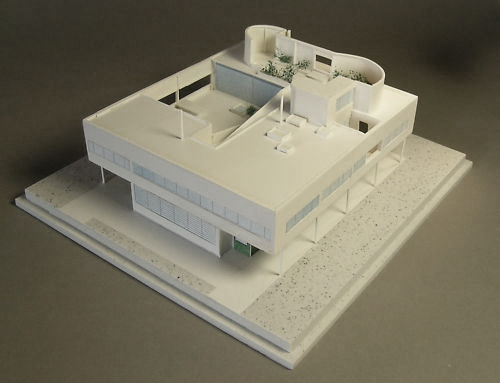 The model of the Villa Savoye