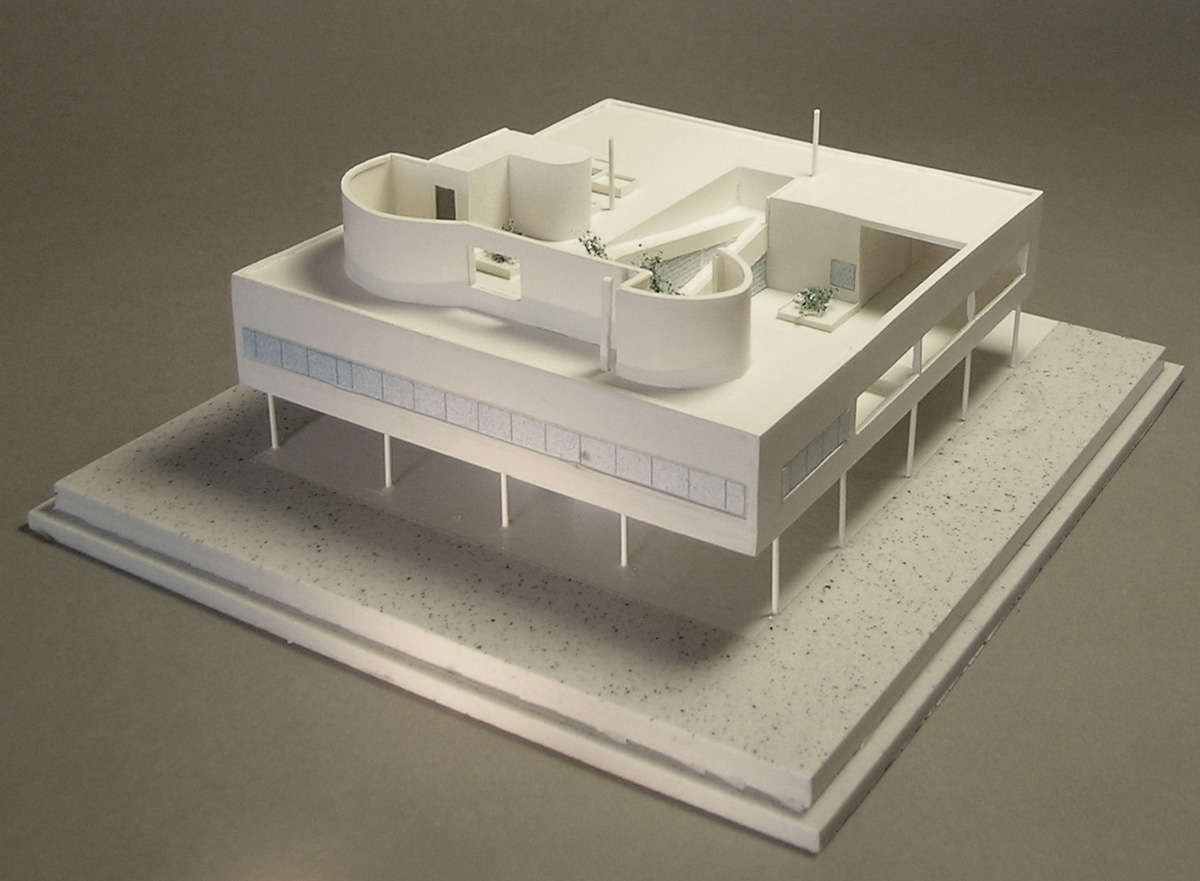 The model of the Villa Savoye