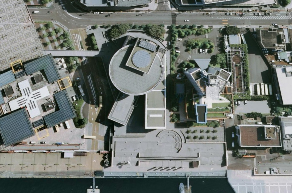 Museo Suntory di Osaka - photo aerial