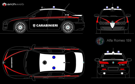 Carabinieri Dwg Logo Stemma Omerale GIS Carabinieri [PTC 020 GIS]