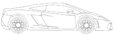 Lamborghini cad dwg